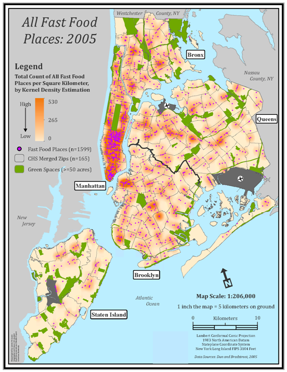 Food Environment Impact: Fast Food vs. Bodegas | Built Environment and ...